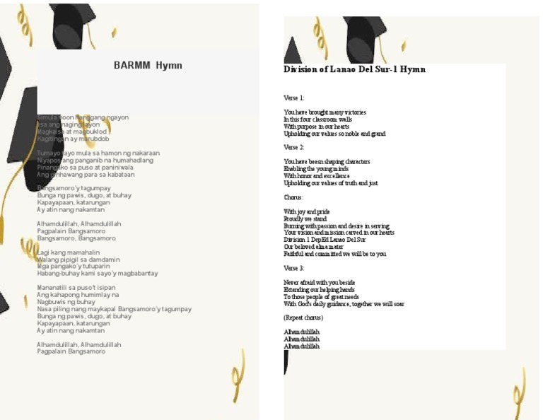 BARMM Hymn | PDF