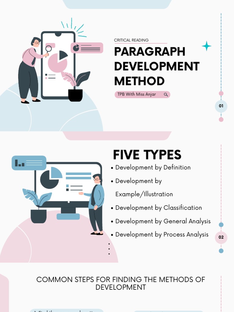 3 Paragraph Development Method 1 | PDF | Verb | Subject (Grammar)