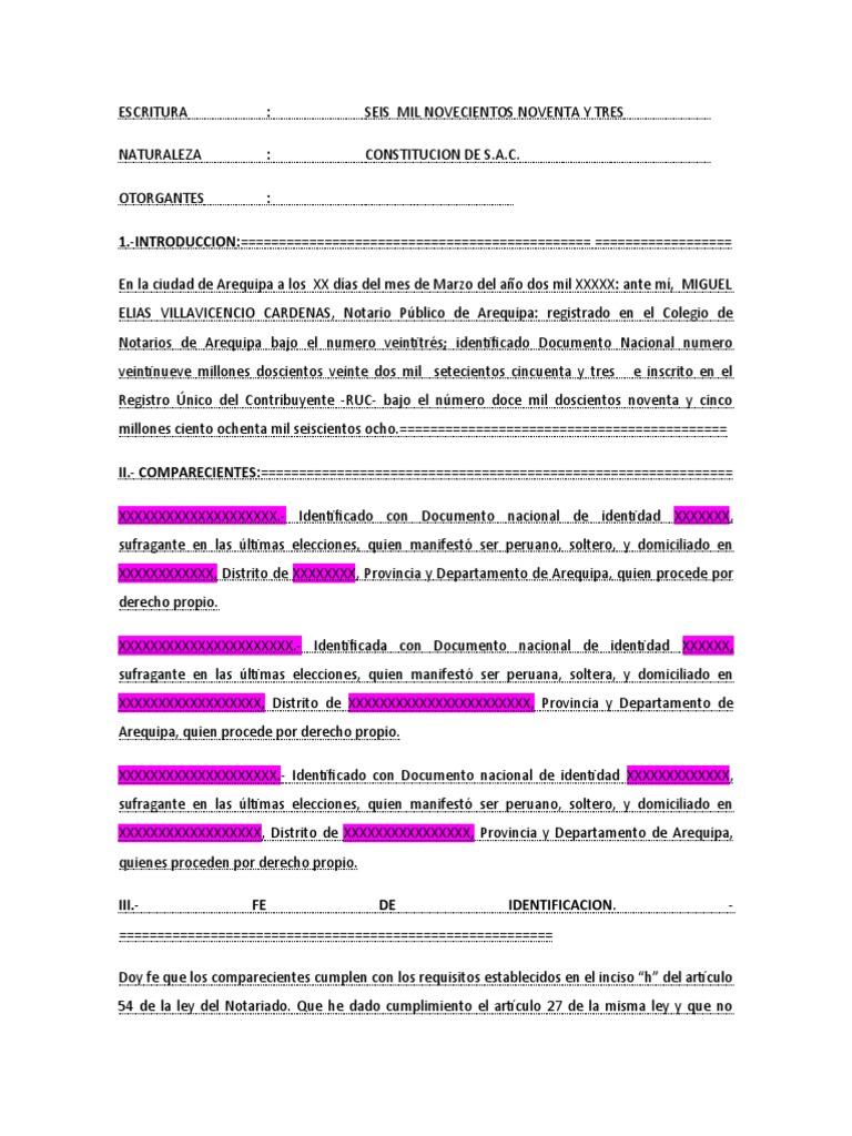 Minuta - Aa - VV 2023 | PDF | Sociedad de responsabilidad limitada | Turismo