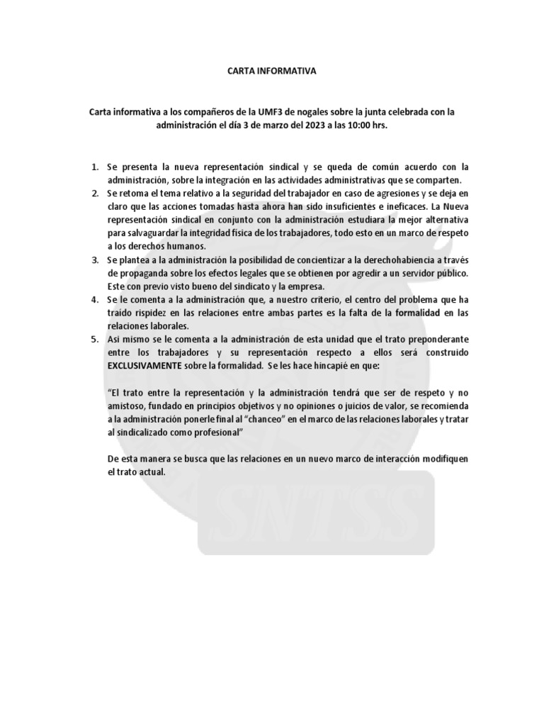 Acta Informativa | PDF