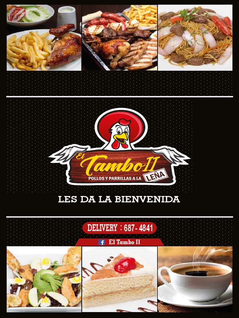Menú de Pollería El Tambo II | PDF | filete | Cocina latinoamericana