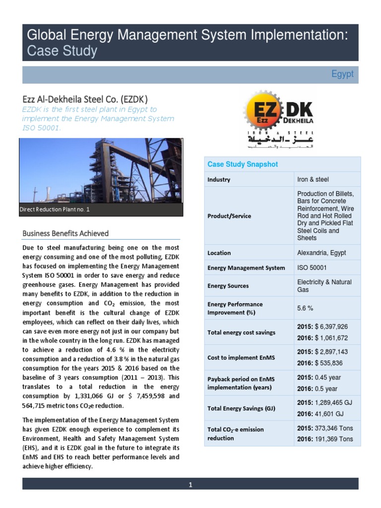 Ezdk Egypt | PDF | Energy Conservation | Energy Management