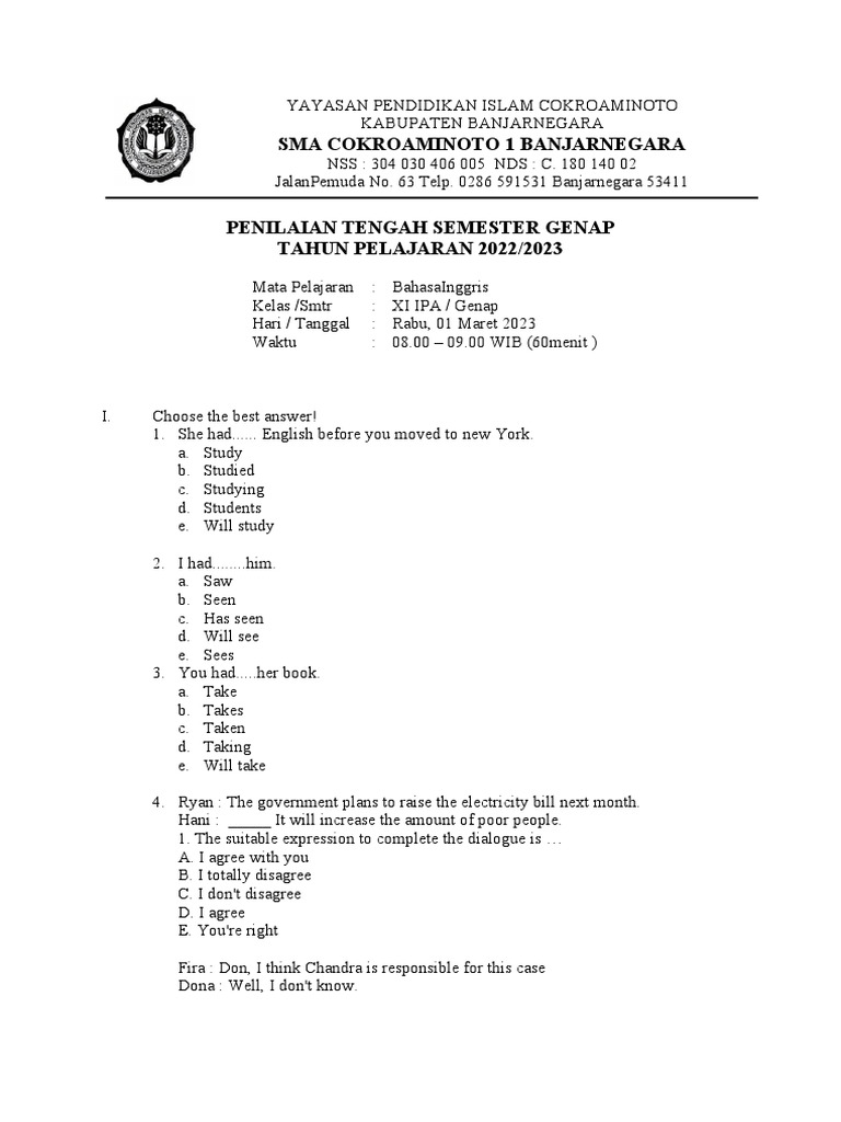 PTS Xi-2-2023-Fix | PDF