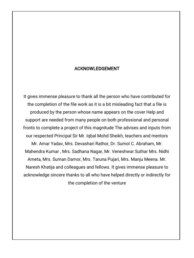ACKNOWLEDGEMENT-WPS Office PDF | PDF