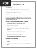 10.master Rotation Plan M. Sc. Nursing 1st Year | PDF | Clinical ...