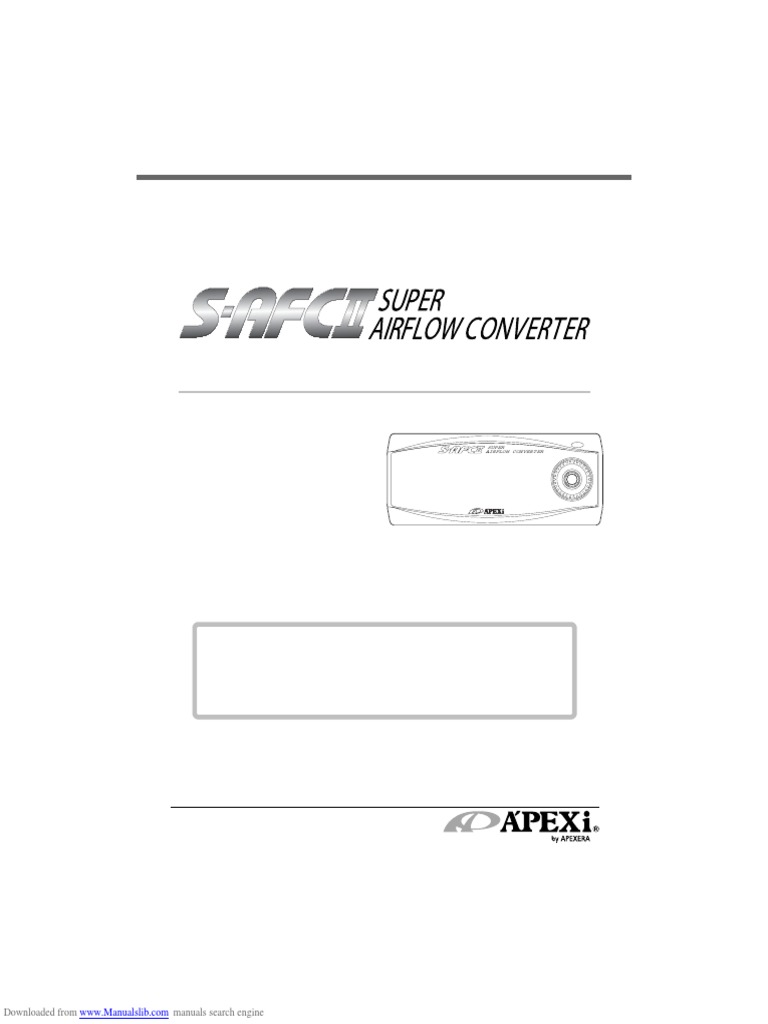 Safcii Safc 2 Instruction Manual PDF | PDF | Throttle | Switch