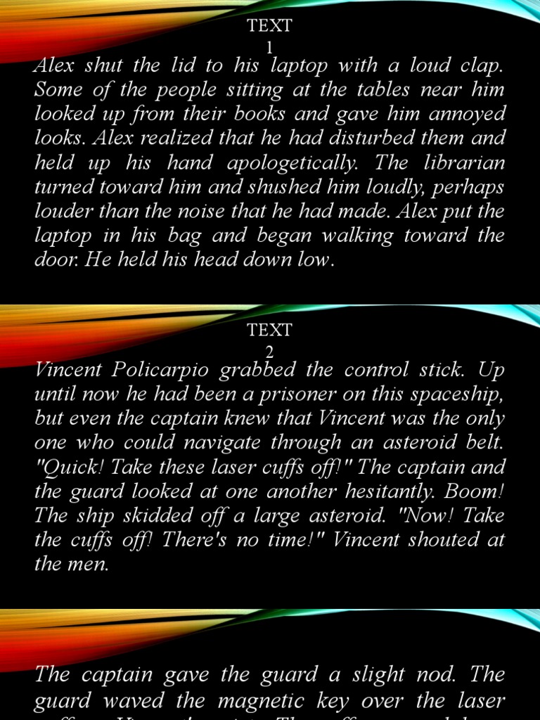 Setting (Creative Writing) | PDF