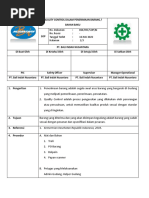 Sop Penanganan Barang Reject | PDF