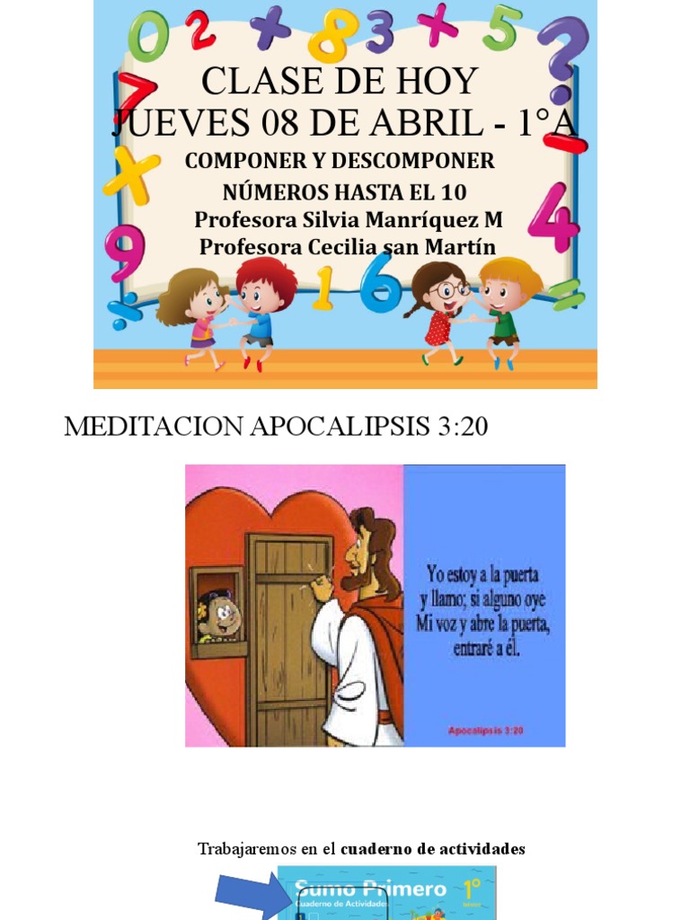 Componer y Descomponer Números Hasta El 10 PPT 1° BÁSICO | PDF