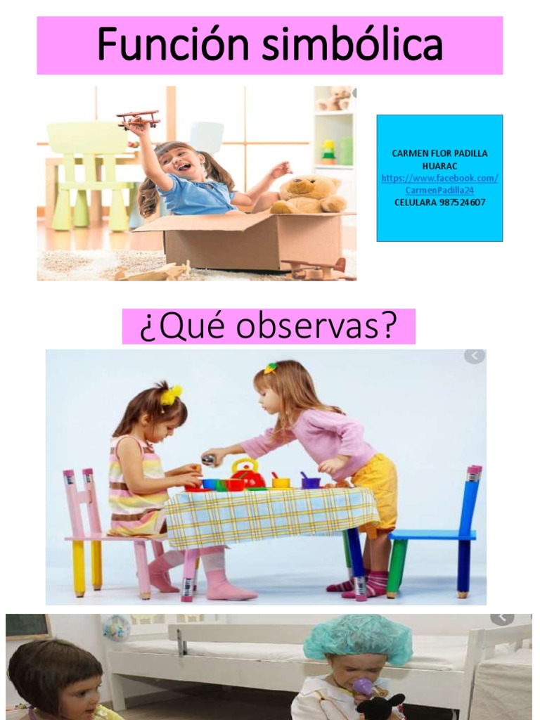Niveles de la Función Simbólica en Niños | PDF