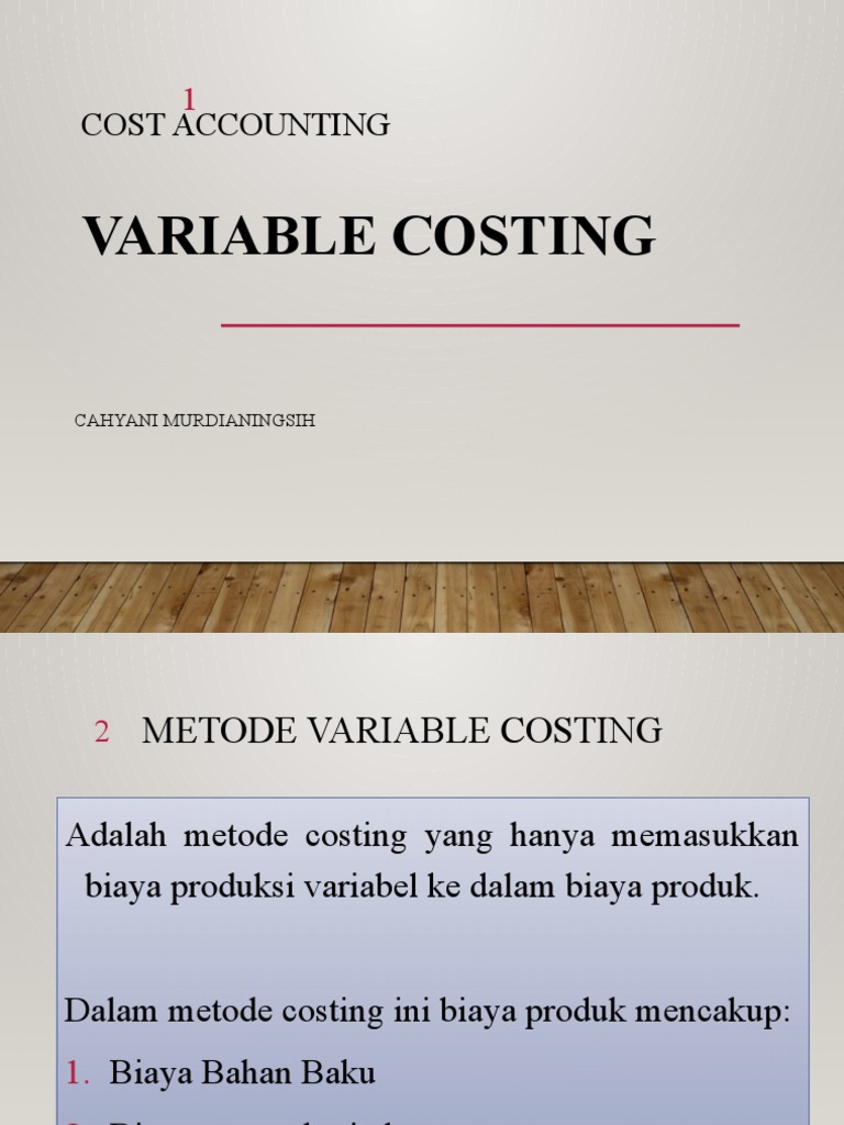 Variable-Costing | PDF