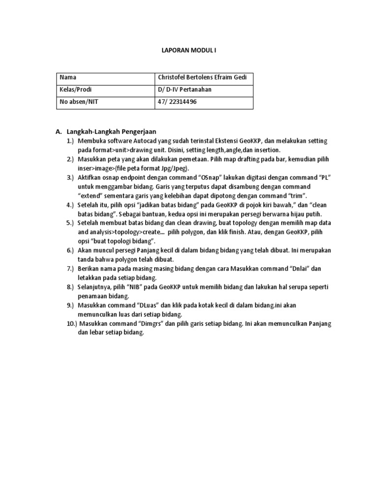 M1 - D47 - Christofel Bertolens Efraim Gedi | PDF