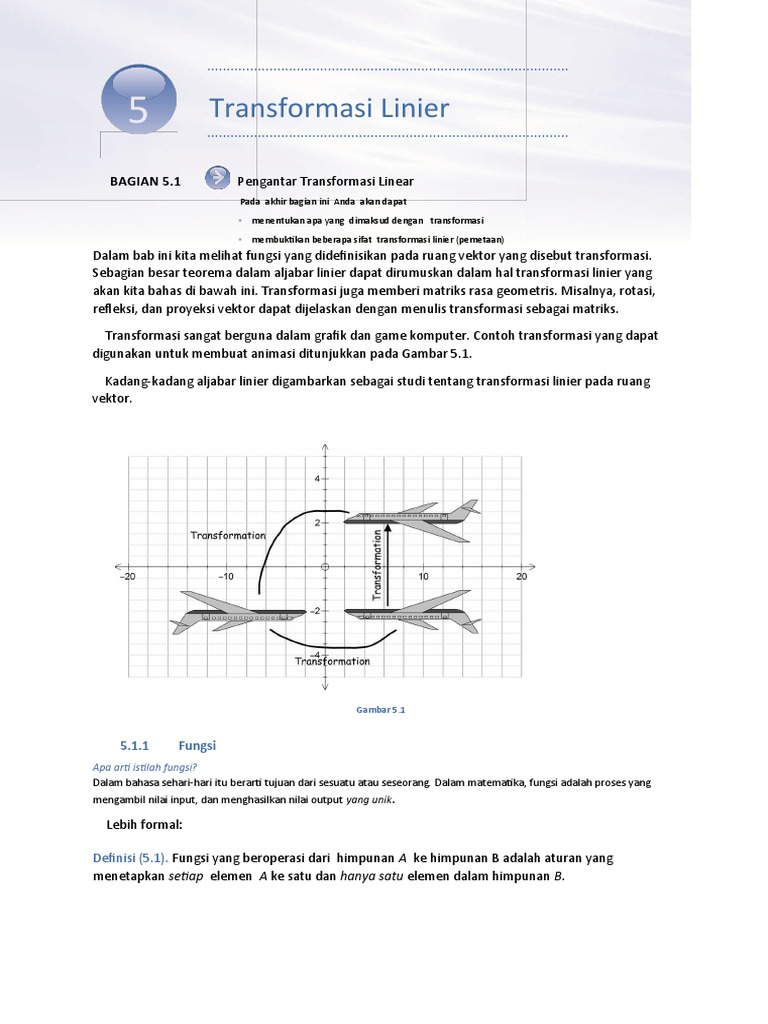 Ruang Vektor Yang Disebut Transformasi | PDF | Metode & Bahan Ajar