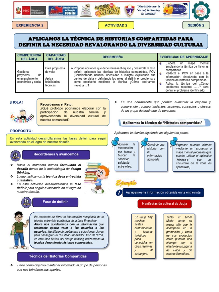 Sesión 7 APLICAMOS LA TÉCNICA DE HISTORIAS COMPARTIDAS PARA DEFINIR LA ... Sesión 7 APLICAMOS LA TÉCNICA DE HISTORIAS COMPARTIDAS PARA DEFINIR LA ...