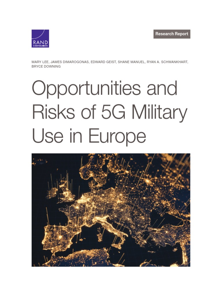 Opportunities and Risks of 5G Military Use in Europe PDF | Download Free PDF | Computer Network ...