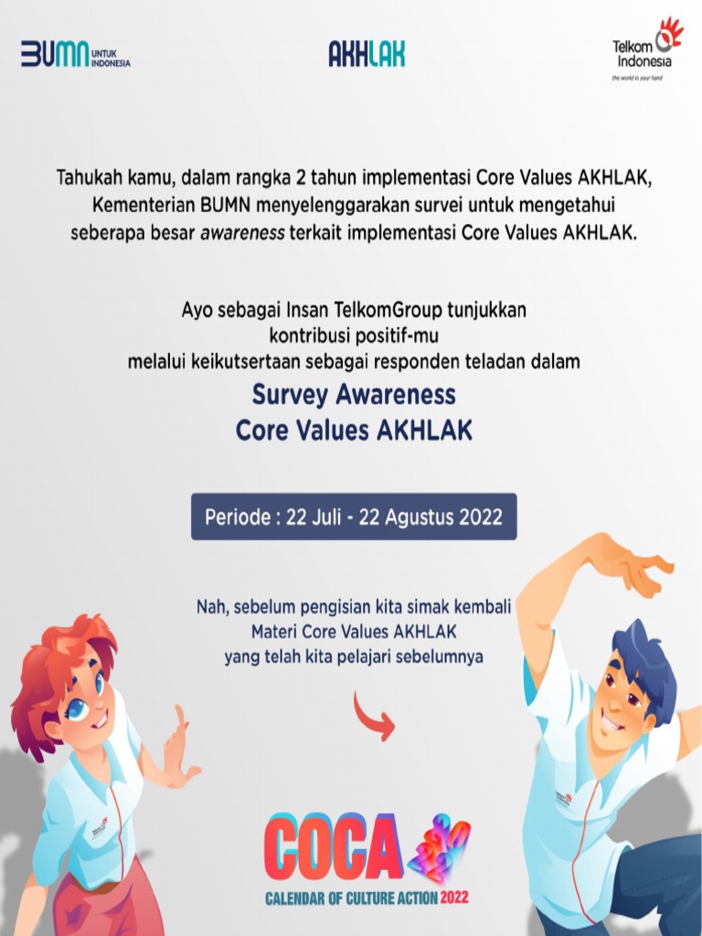 Playbook Core Values Akhlak PDF | PDF | Pengembangan Diri