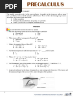 Precalculus-Grade 11-Quarter 1-Module1-Week 1 | PDF | Ellipse ...
