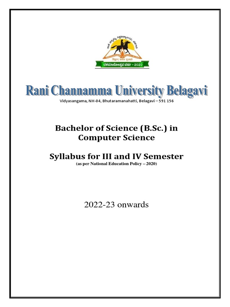 BSC CS Iii - Iv Sem PDF | Download Free PDF | Class (Computer Programming) | Databases