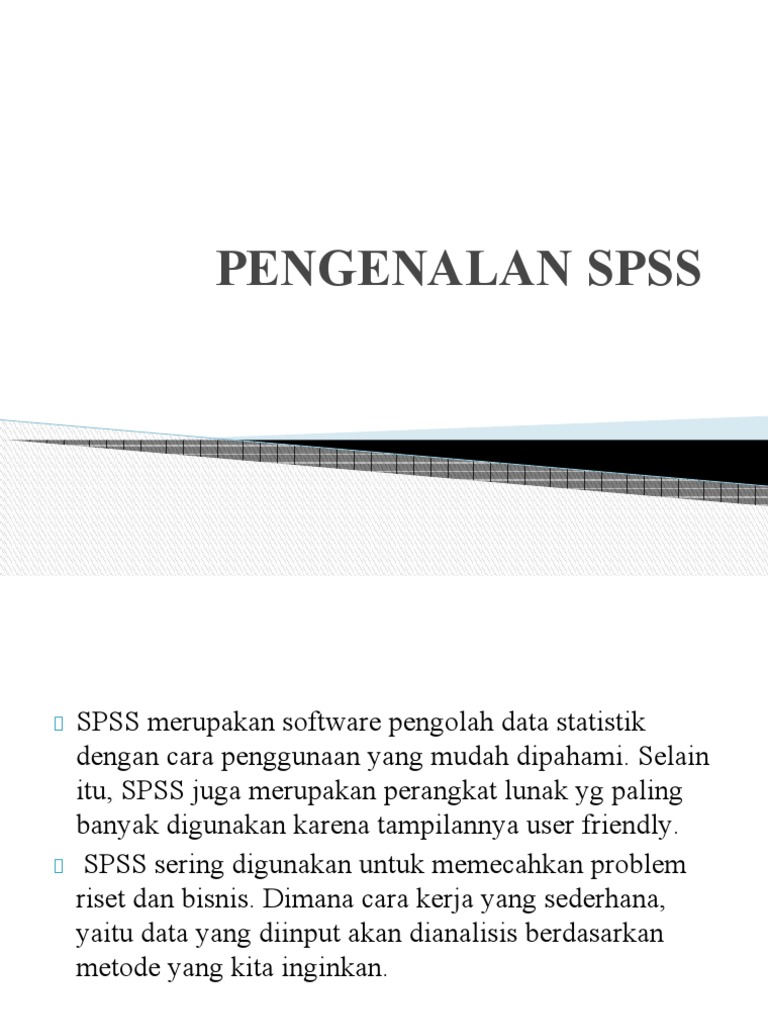 Pengenalan SPSS | PDF