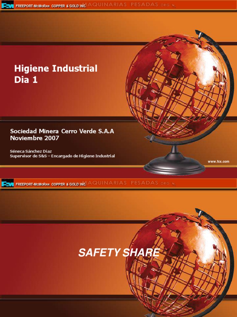 Curso Higiene Industrial Salud Ocupacional Riesgos Vias Ingreso Identificacion Control Programa ...