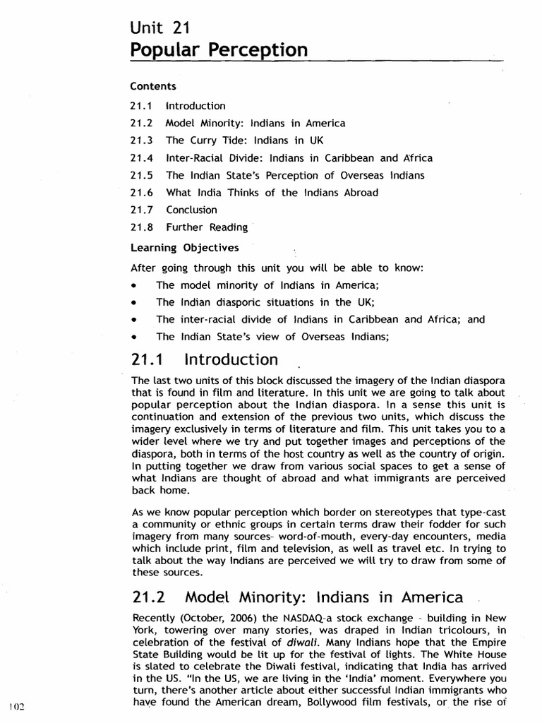 Unit 21 POLULAR PERSEPTION IGNOU | PDF | Social Science | History