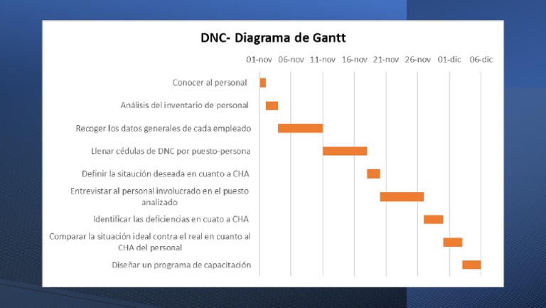 DNC- Diagrama de Gantt | PDF