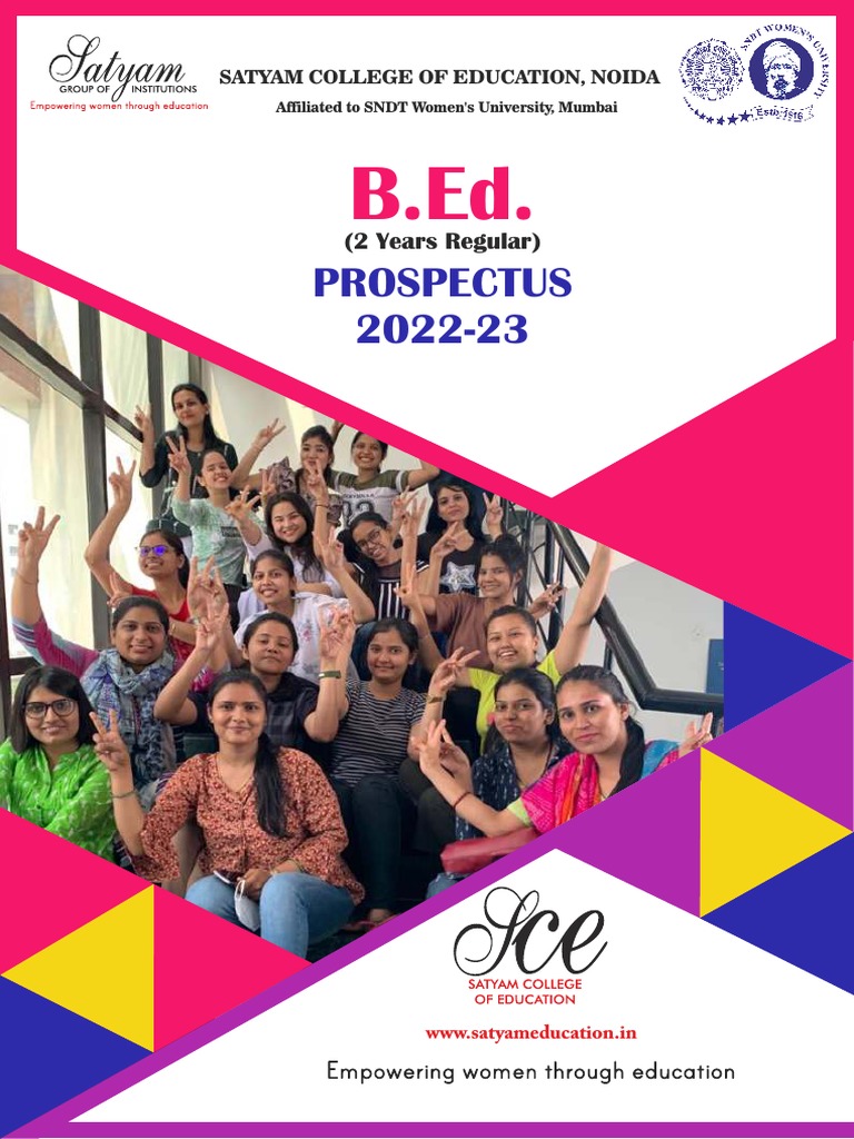 Prospectus | PDF | Teachers | Academic Degree