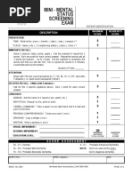 Saint Louis University Mental Status (SLUMS) Examination | PDF | Social ...