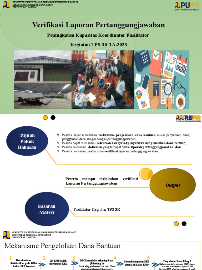 4.materi Verifikasi LPJ TPS 3R - 2023 | PDF