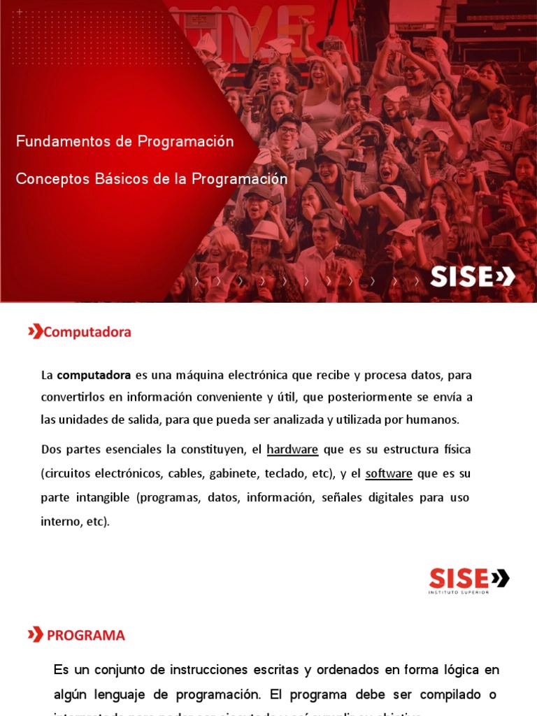 PPT1 - Fundamentos de Programacion | PDF | Programa de computadora ...