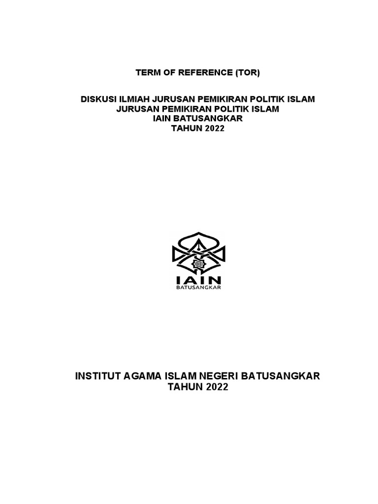 TOR DISKUSI ILMIAH PPI 2022 Ok | PDF | Bisnis