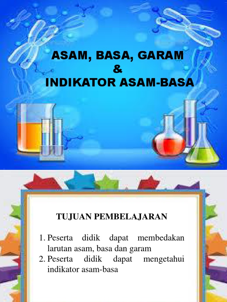 Asam, Basa, Garam, dan Indikatornya | PDF