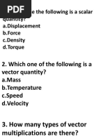 MCQ Unit IV Phy110 | PDF | Photoelectric Effect | Hamiltonian (Quantum Mechanics)