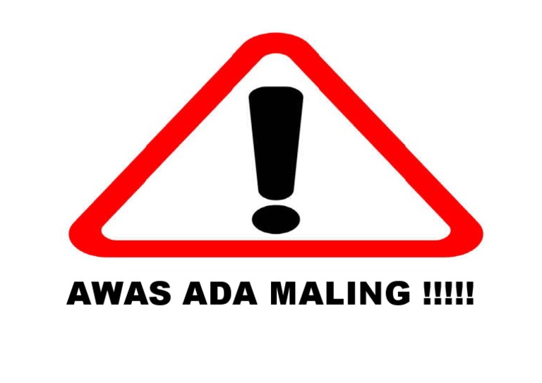 Awas Ada Maling | PDF