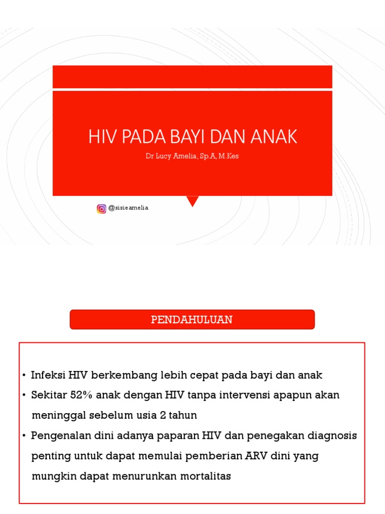 HIV Pada Bayi Dan Anak | PDF