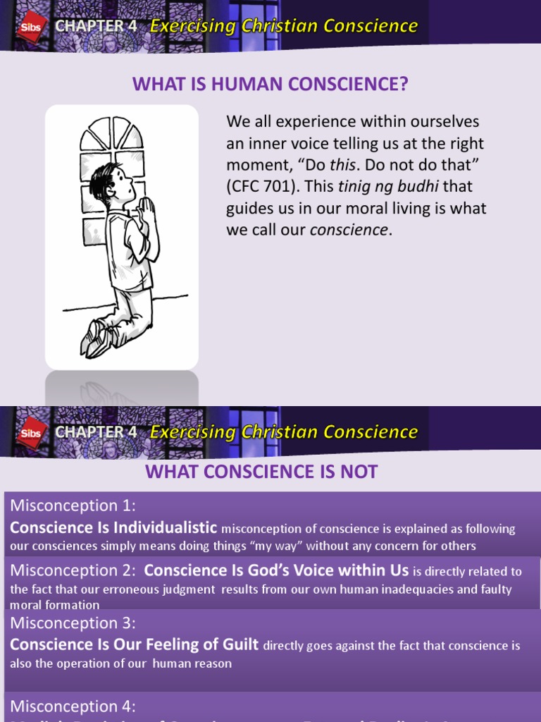 Exercising Christian Conscience | PDF | Conscience | Good And Evil