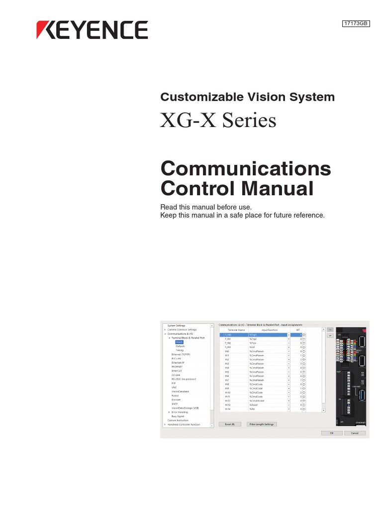 XG-X Series: Communications Control Manual | PDF | Programmable Logic ...