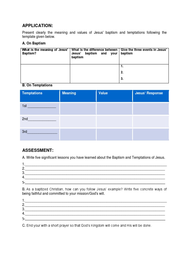 Application Assessment | PDF