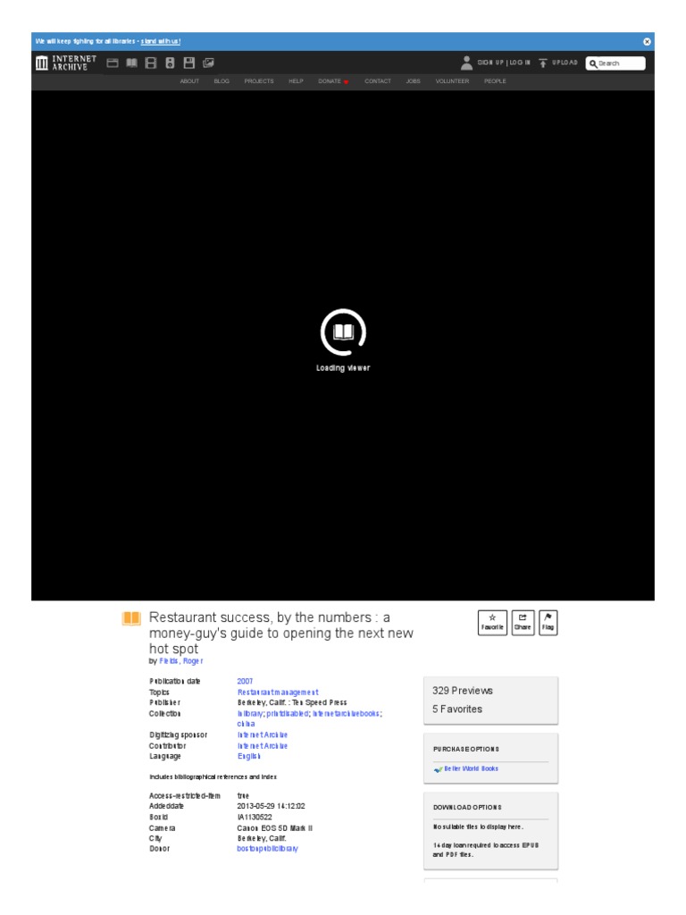 Archive Org Details Restaurantsucces00roge Page n3 Mode 1up | PDF | Software | Computing