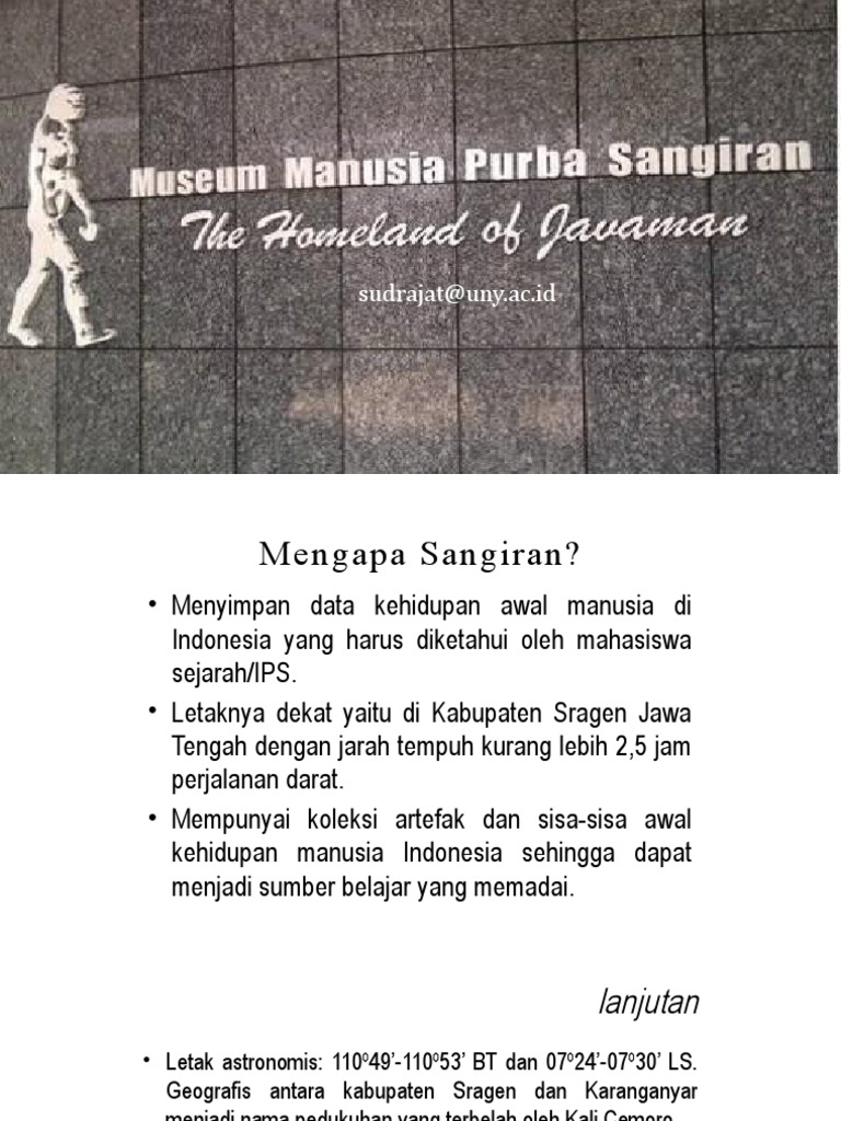 Sangiran - The Homeland of Java Man | PDF