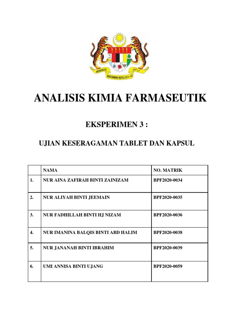Group 2 (Uniformity of Weight) | PDF