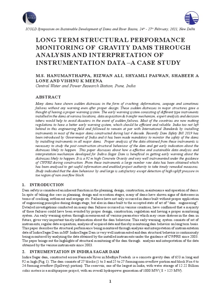 Instrumentation Drawing | PDF | Dam | Instrumentation