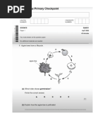 Cambridge Primary Checkpoint: Science 0846/01 | PDF | Planets | Sun