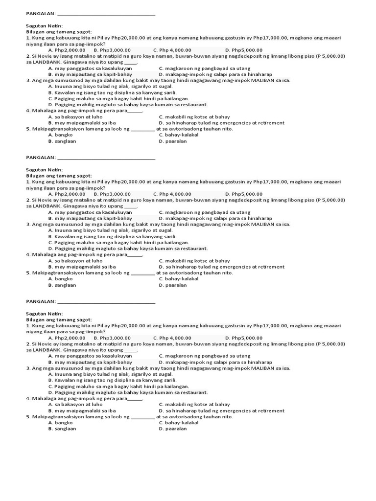 COT Material QUIZ Evaluation | PDF