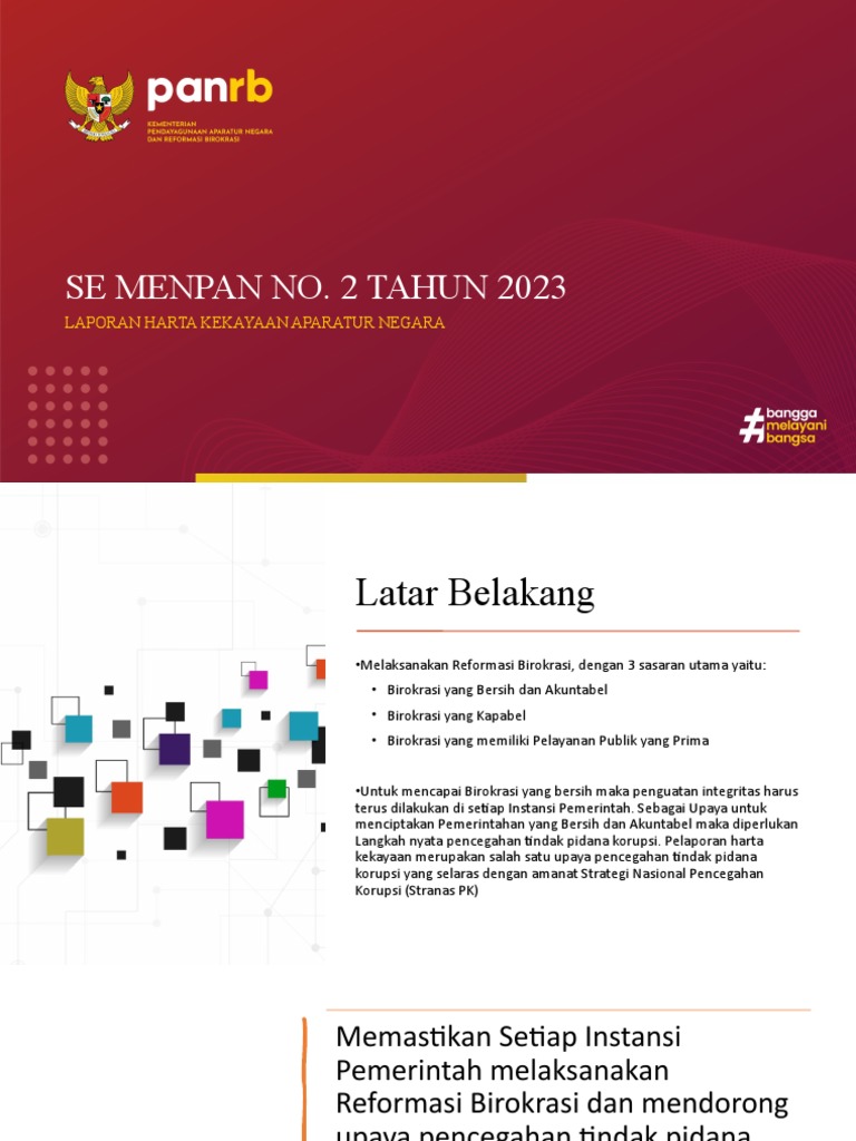 Paparan LHKAN (SE Menpan No. 2 Tahun 2023) | PDF