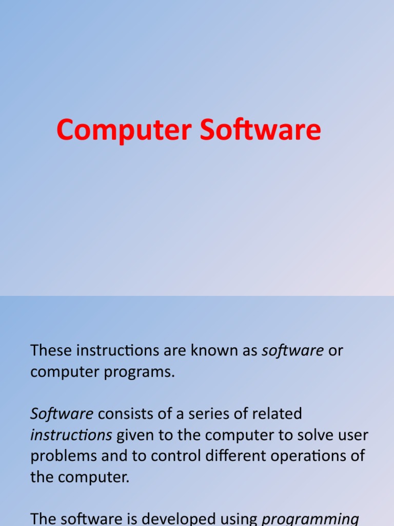 5 Computer Software | PDF | Operating System | Graphical User Interfaces
