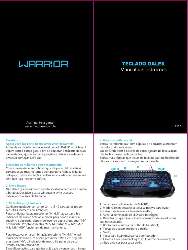 Teclado Warrior | PDF