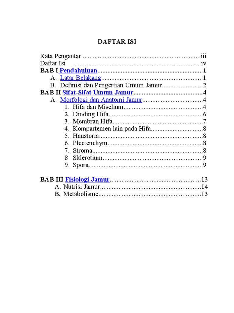 Daftar Isi Dan Hyperlink Tugas Prakom | PDF