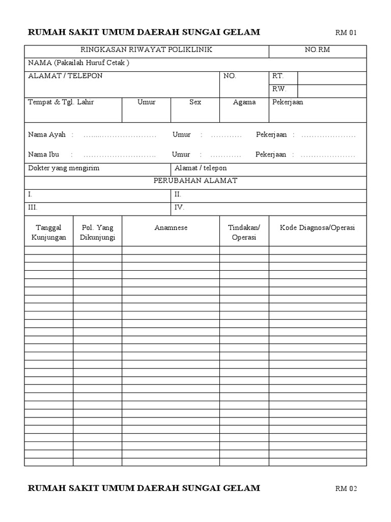 Akp 5.7 B Profil Ringkas Medis Rawat Jalan | PDF