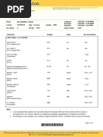 LIVER PROFILE LFT Test Report Format Example Sample Template Drlogy Lab ...